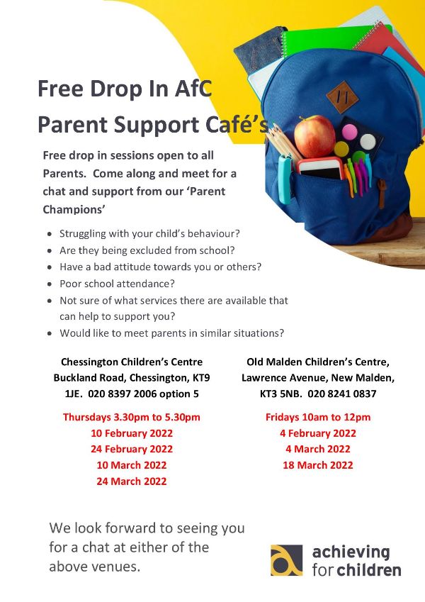 Free Parent Support Drop In